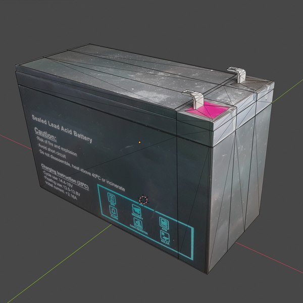 Free acid battery 3D model - TurboSquid 1501323