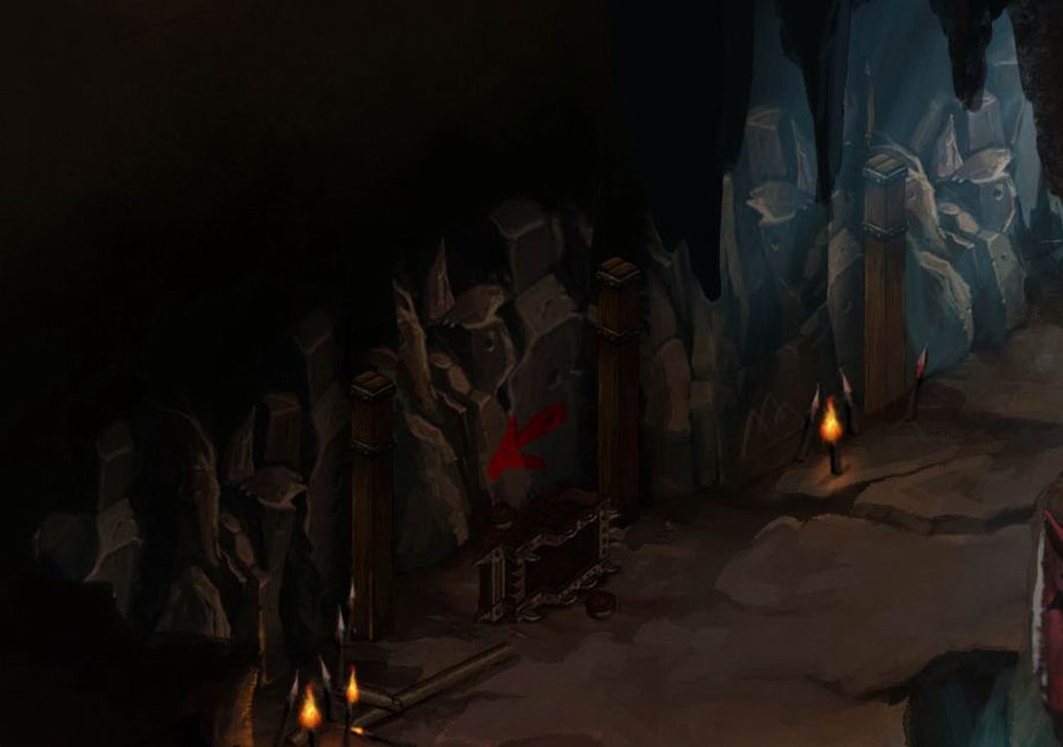 3D Black Light Cave - Model - TurboSquid 1445988