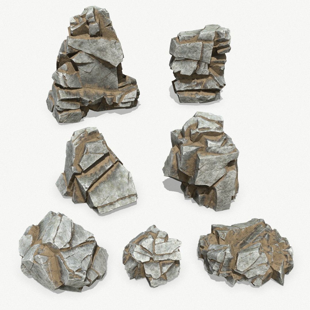 Desert Rocks Model - TurboSquid 2084853