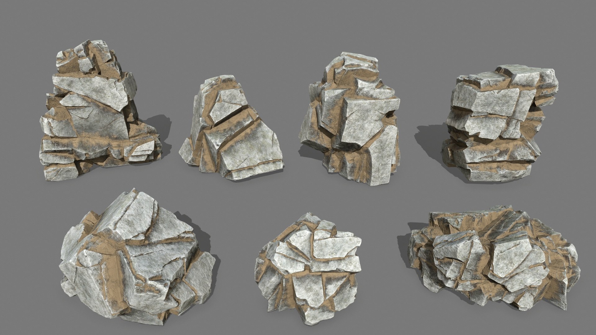 Desert Rocks Model - TurboSquid 2084853