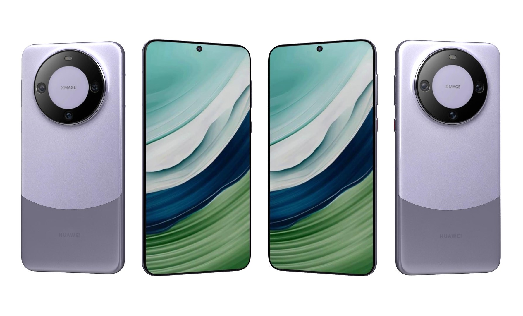 Huawei Mate 60 Purple 3D Model - TurboSquid 2131303