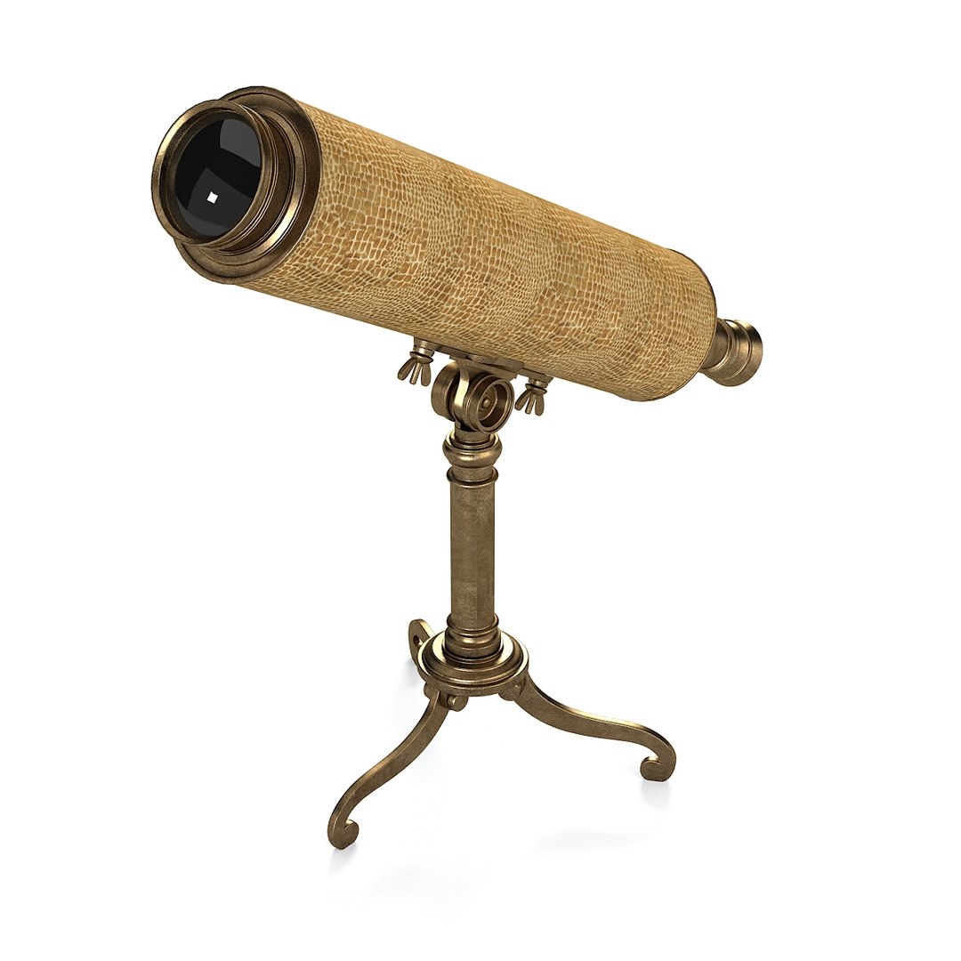 Vintage Table Telescope Hansord 3d Ma