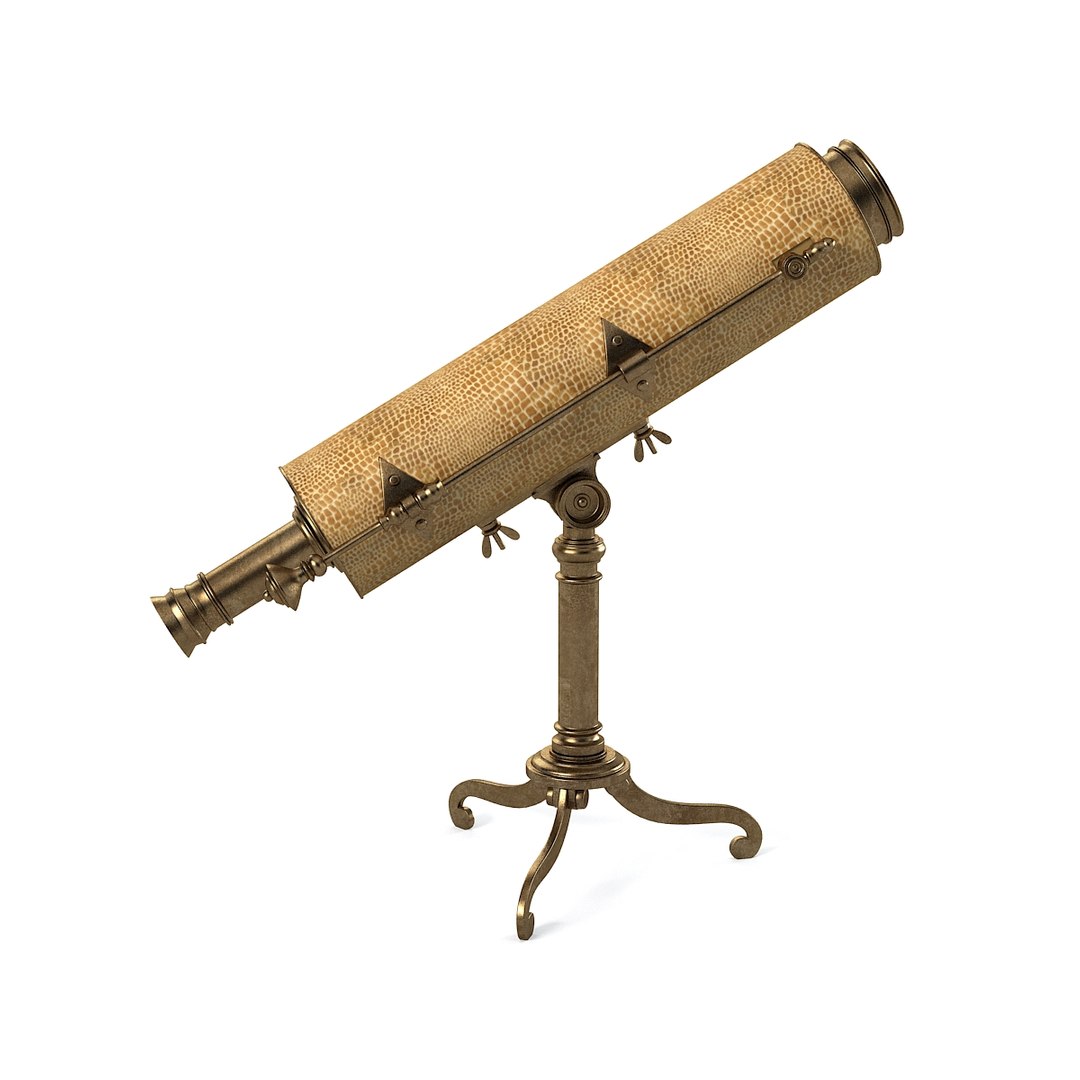 Vintage Table Telescope Hansord 3d Ma