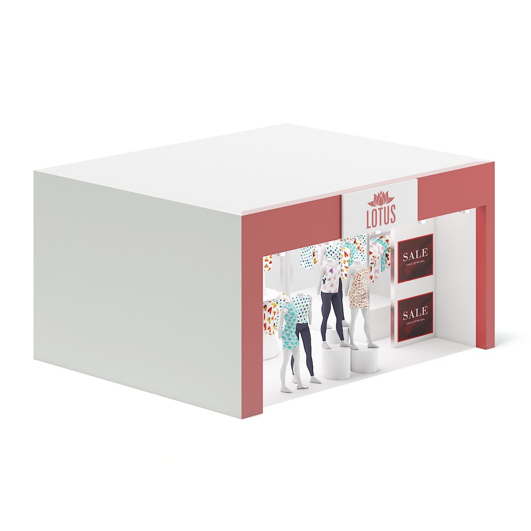 Women S Clothes Store Model - TurboSquid 1327999