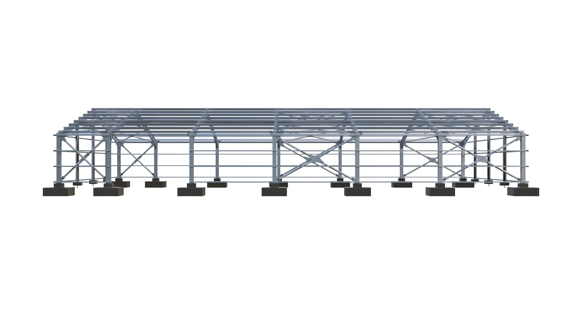 3D Steel Structure Building M2 Model - TurboSquid 2144821