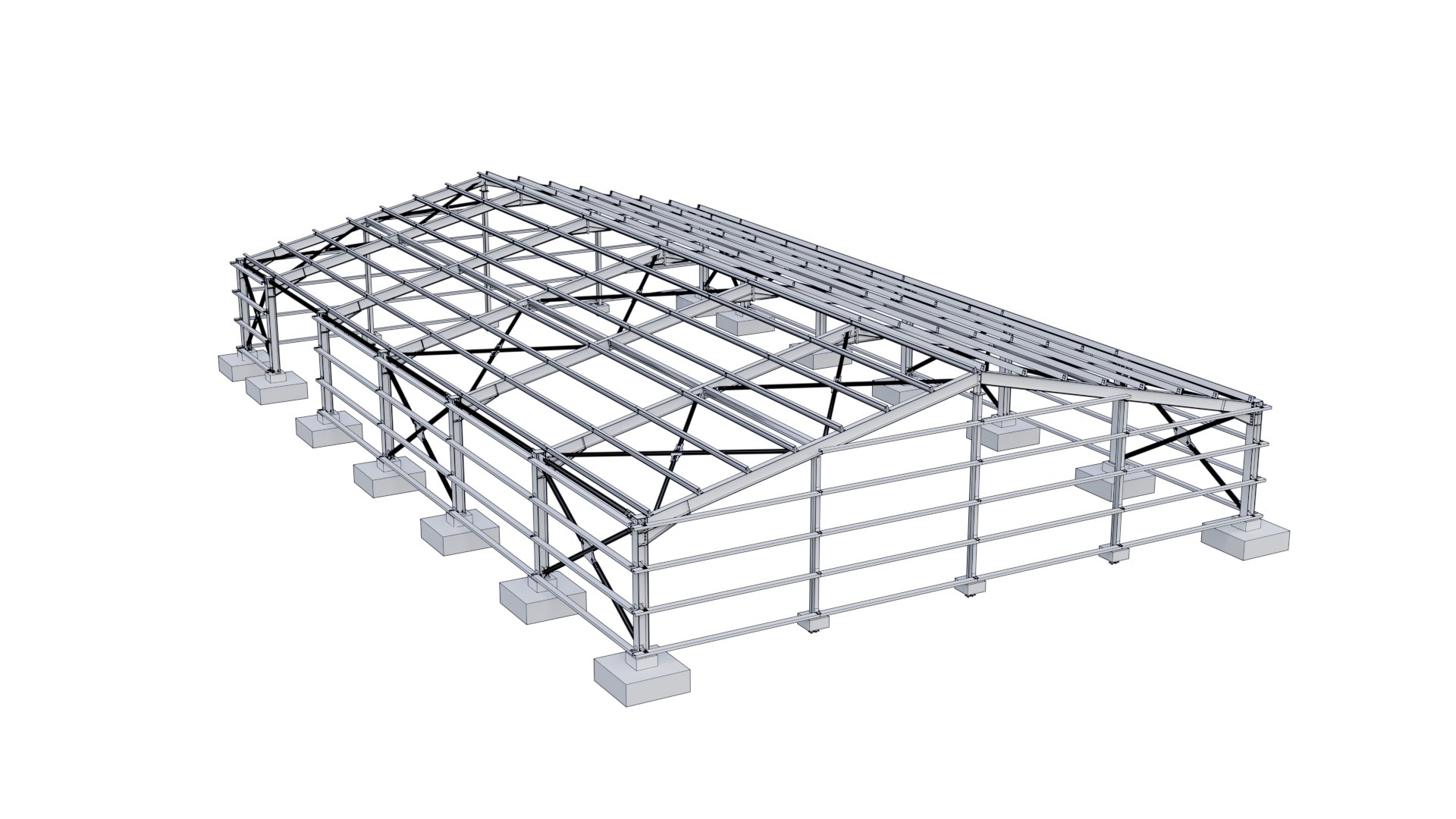 3D Steel Structure Building M2 model - TurboSquid 2144821