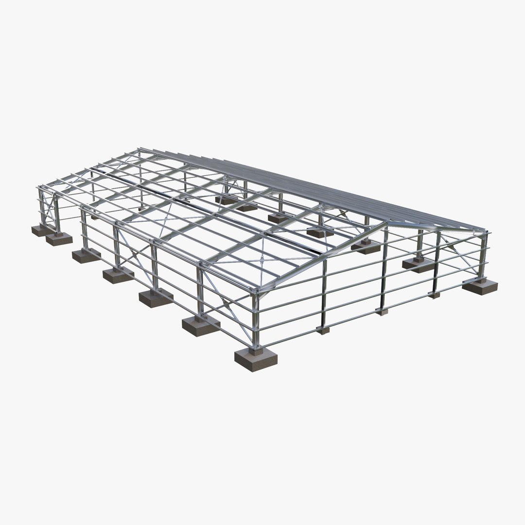 3D Steel Structure Building M2 model - TurboSquid 2144821