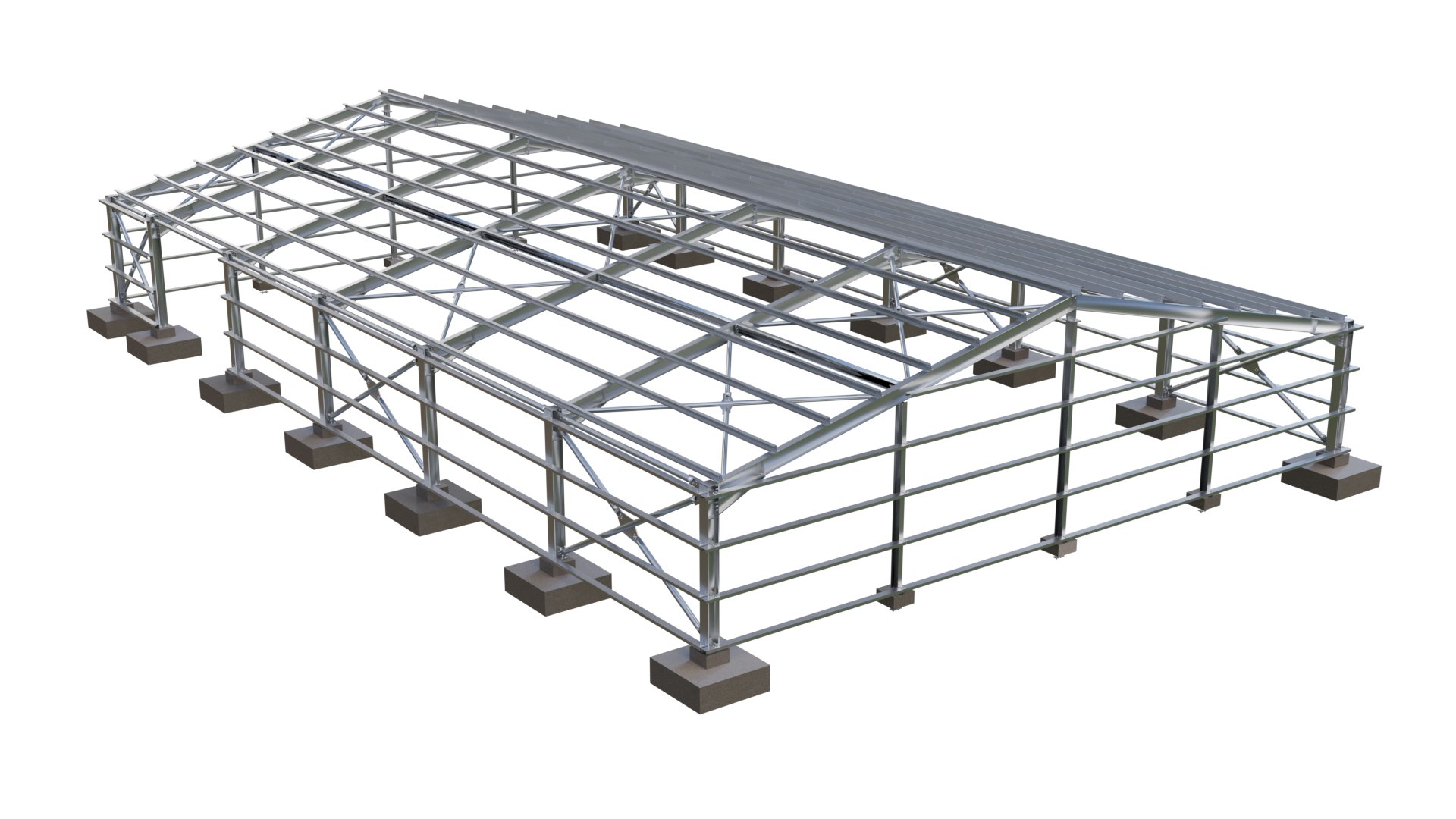3D Steel Structure Building M2 model - TurboSquid 2144821