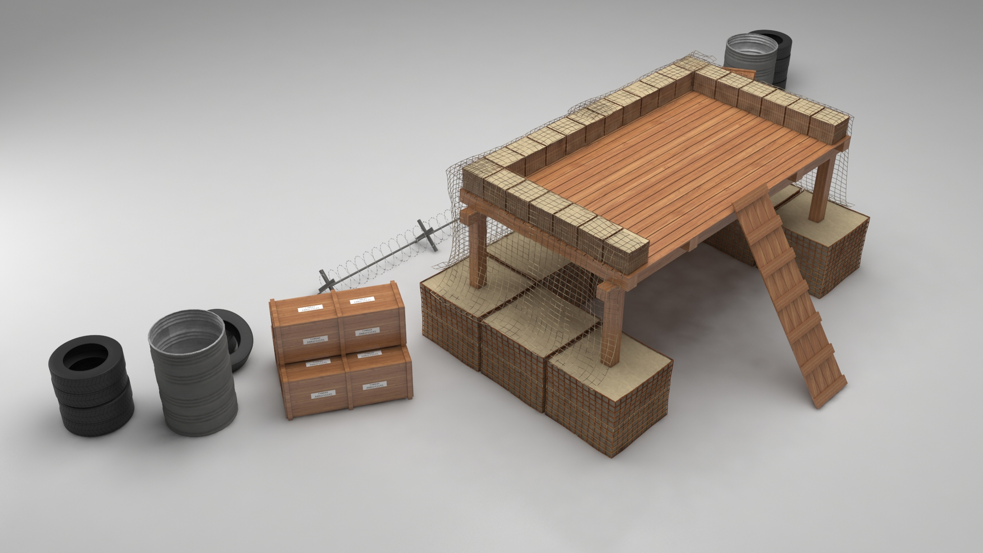 Military war 3D model - TurboSquid 1615865