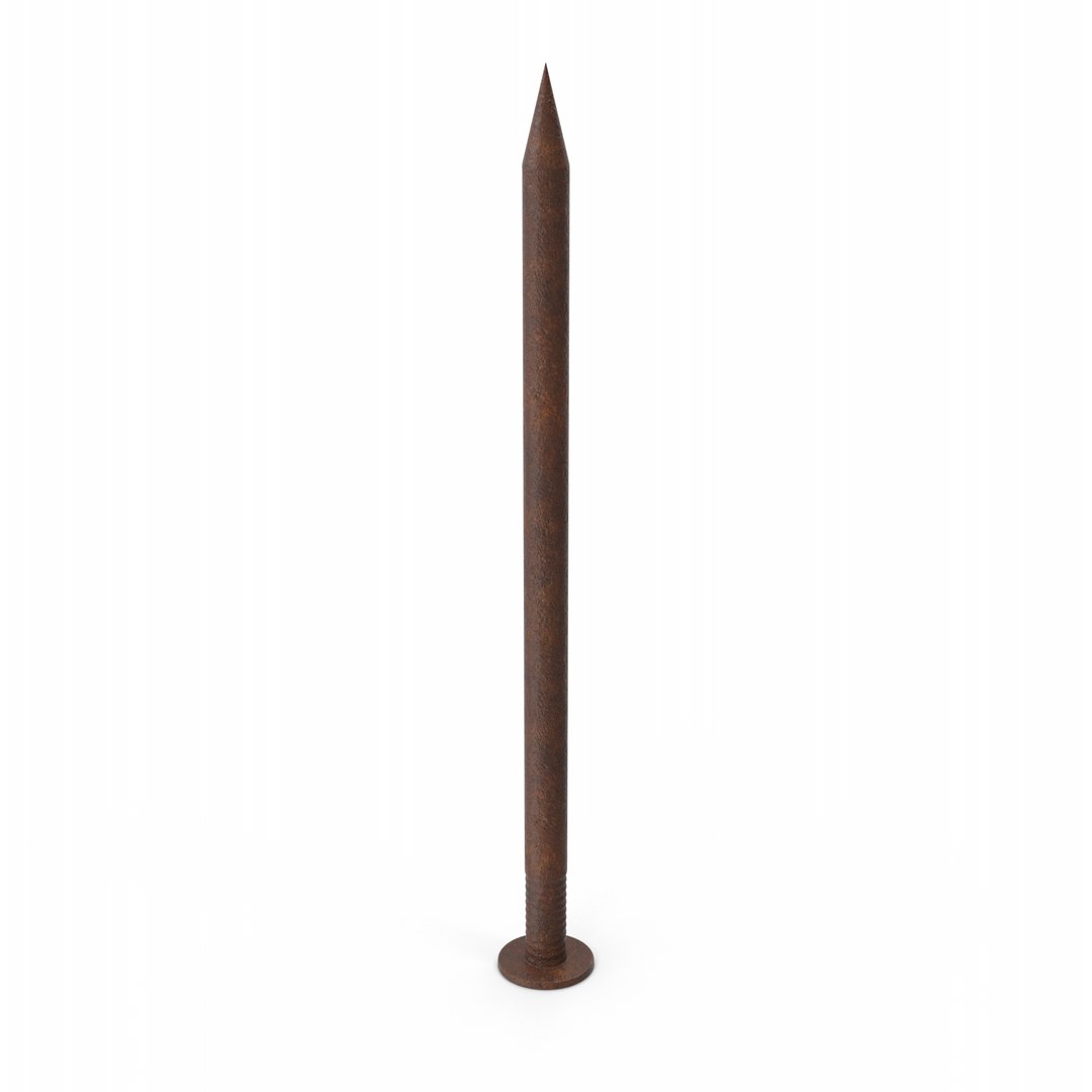 Rusty Nail 3D Model - TurboSquid 2299351