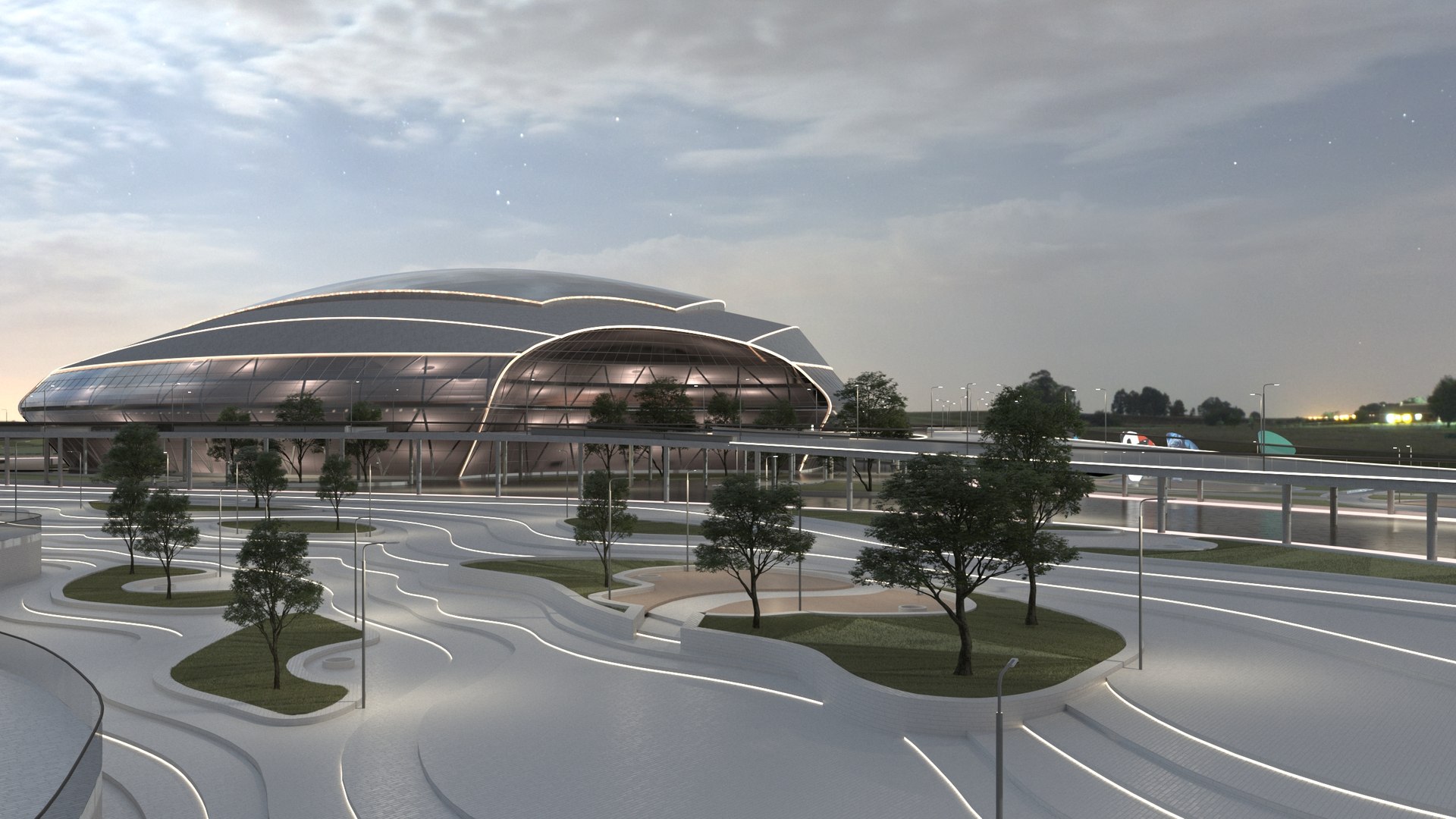 Big Sport Arena Mall 3D - TurboSquid 1975750