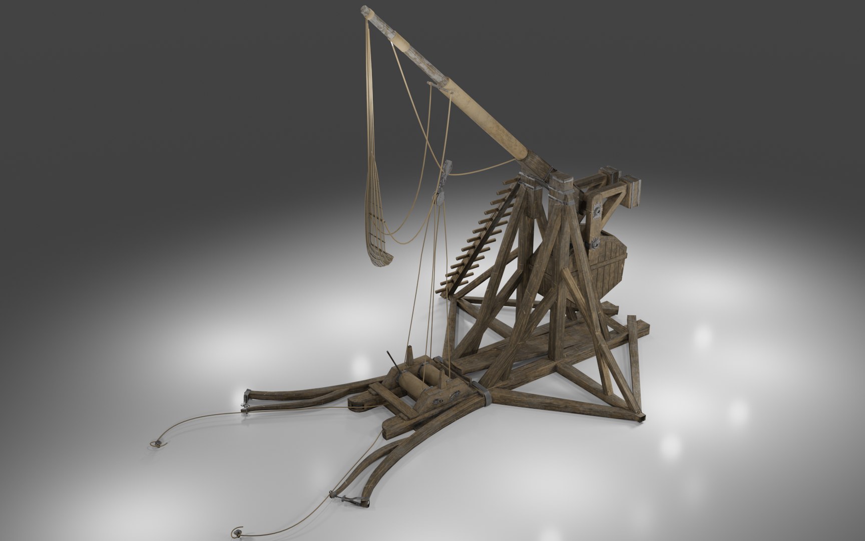 MEDIEVAL Trebuchet 3D Model - TurboSquid 1793679