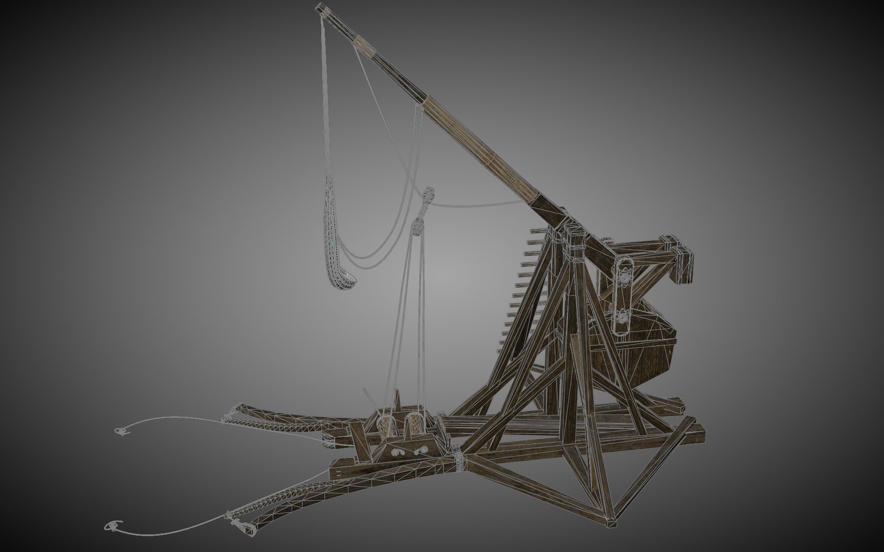 MEDIEVAL Trebuchet 3D Model - TurboSquid 1793679