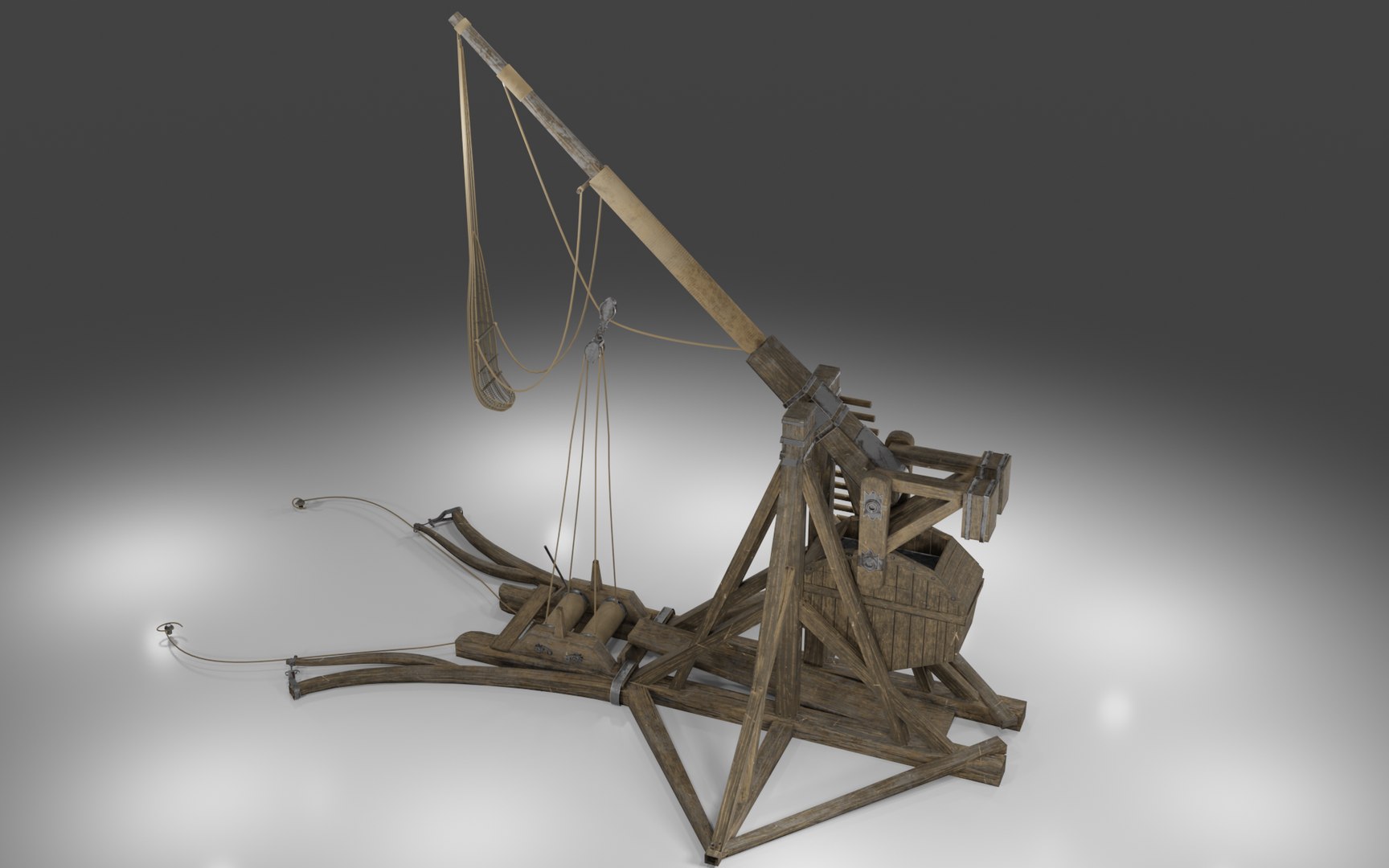 MEDIEVAL Trebuchet 3D Model - TurboSquid 1793679