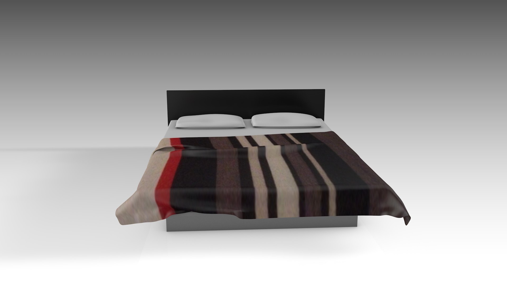 Simple Bed 3D - TurboSquid 1201815