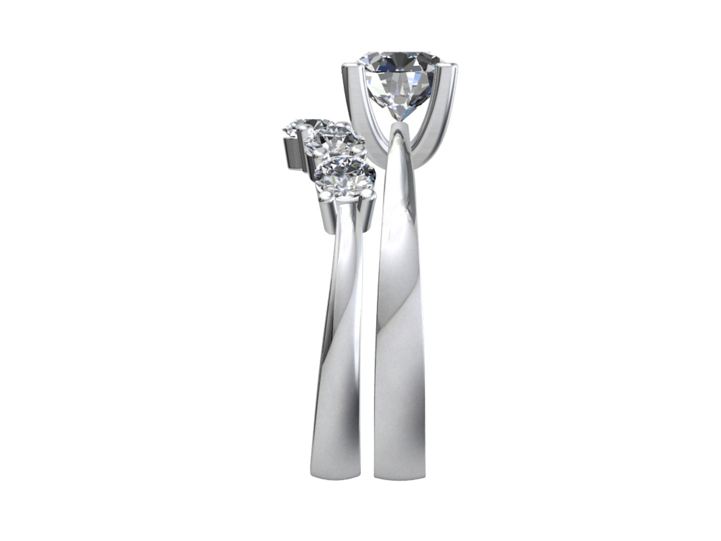 3D Set Ring Cad Design - TurboSquid 1650454