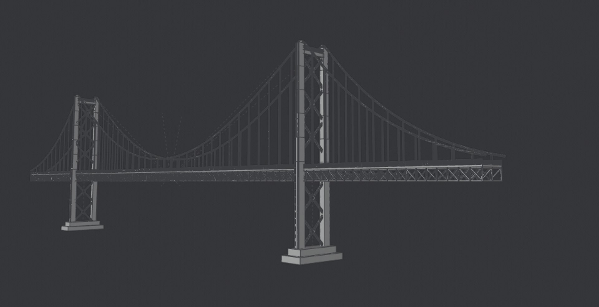 3D Cartoon Hanging Bridge - TurboSquid 1656767