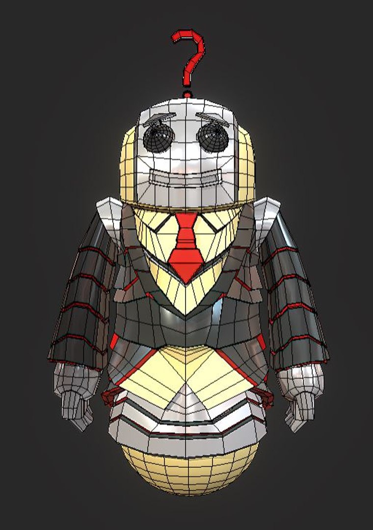 3D Robot Quiz Model - TurboSquid 1300011