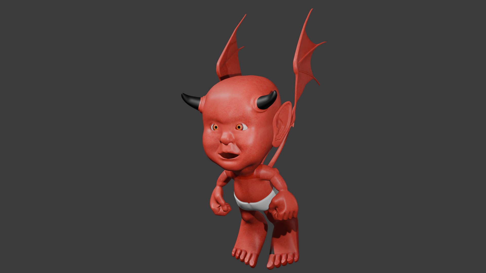 3D Baby Devil Model - TurboSquid 2415754