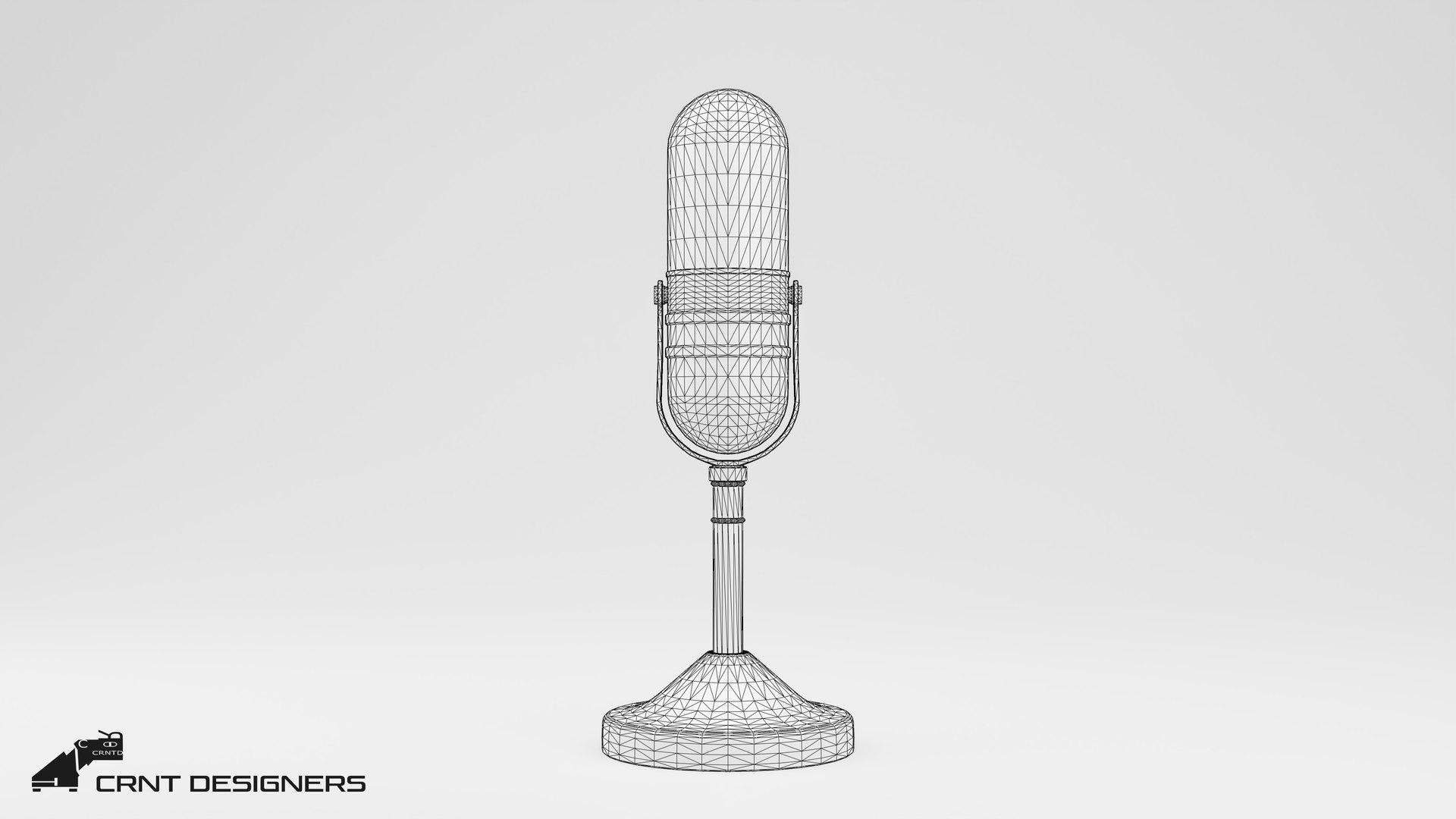 3D Model Vintage Microphone - TurboSquid 2293792