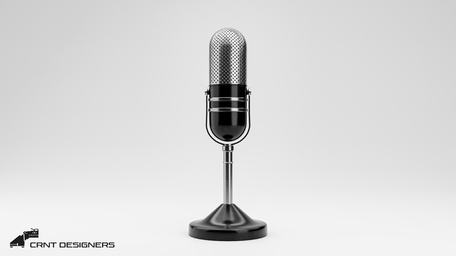 3D Model Vintage Microphone - TurboSquid 2293792