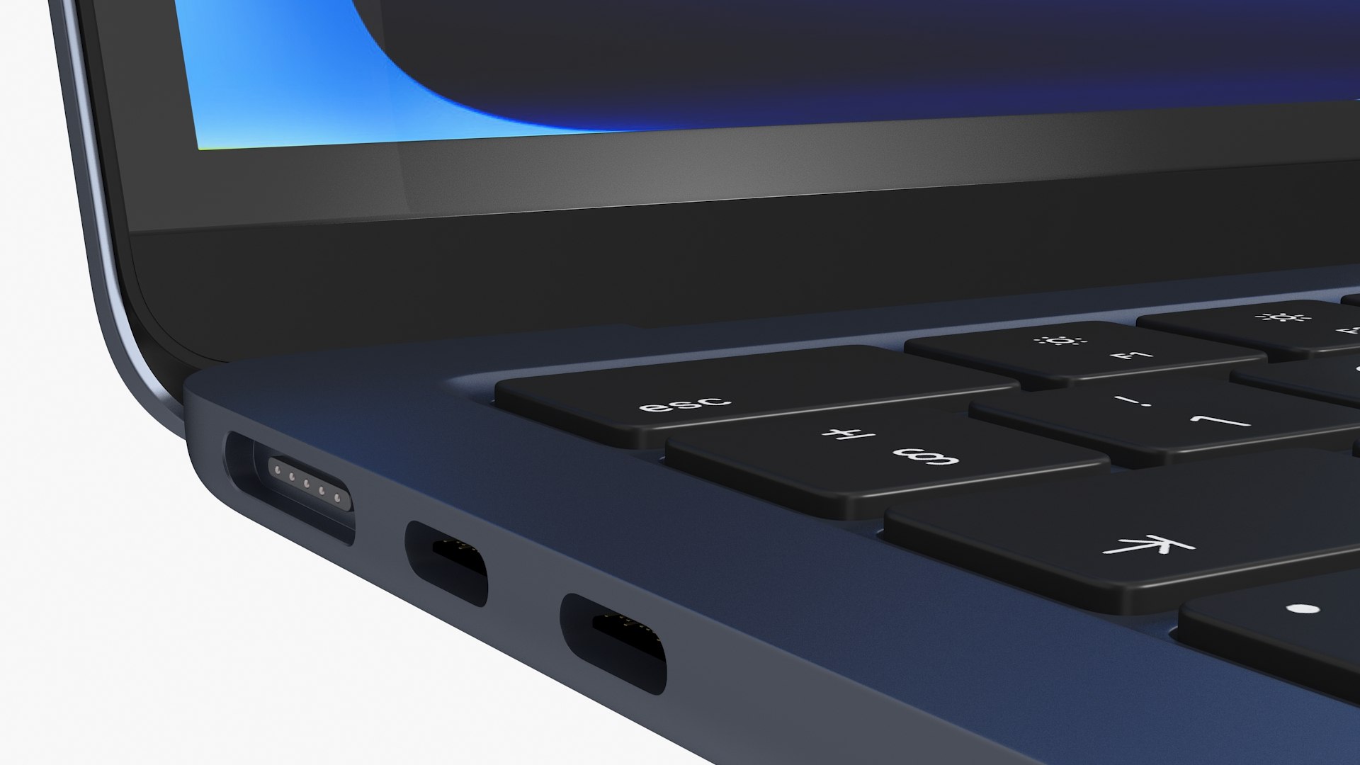 Apple MacBook Air 13 M4 2025 Midnight Rigged 3D - TurboSquid 2382028