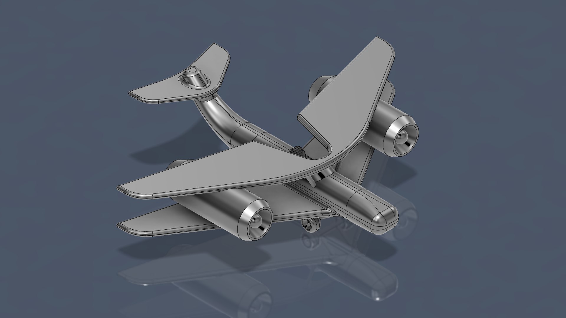 Biplane Moderna Model - TurboSquid 2237537