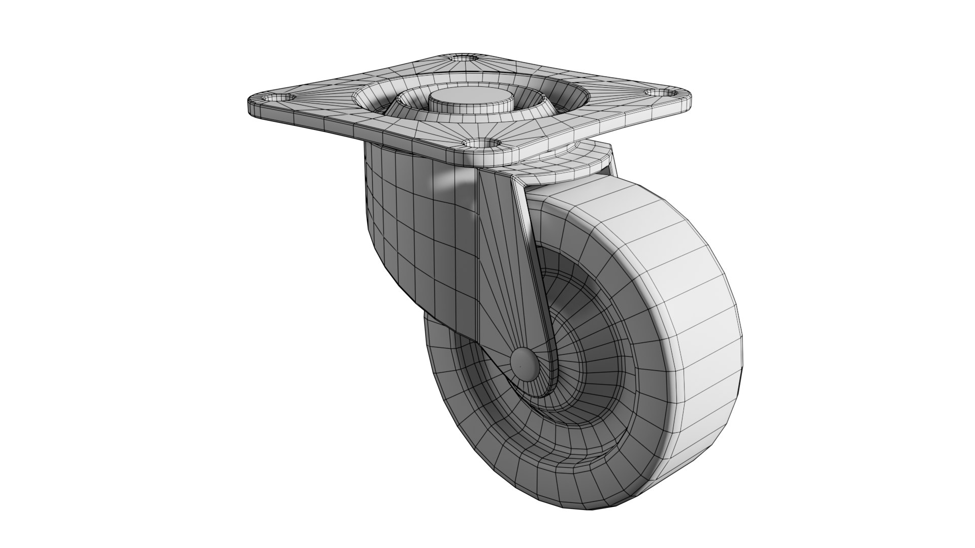 Caster Wheel 3D Model - TurboSquid 1688047
