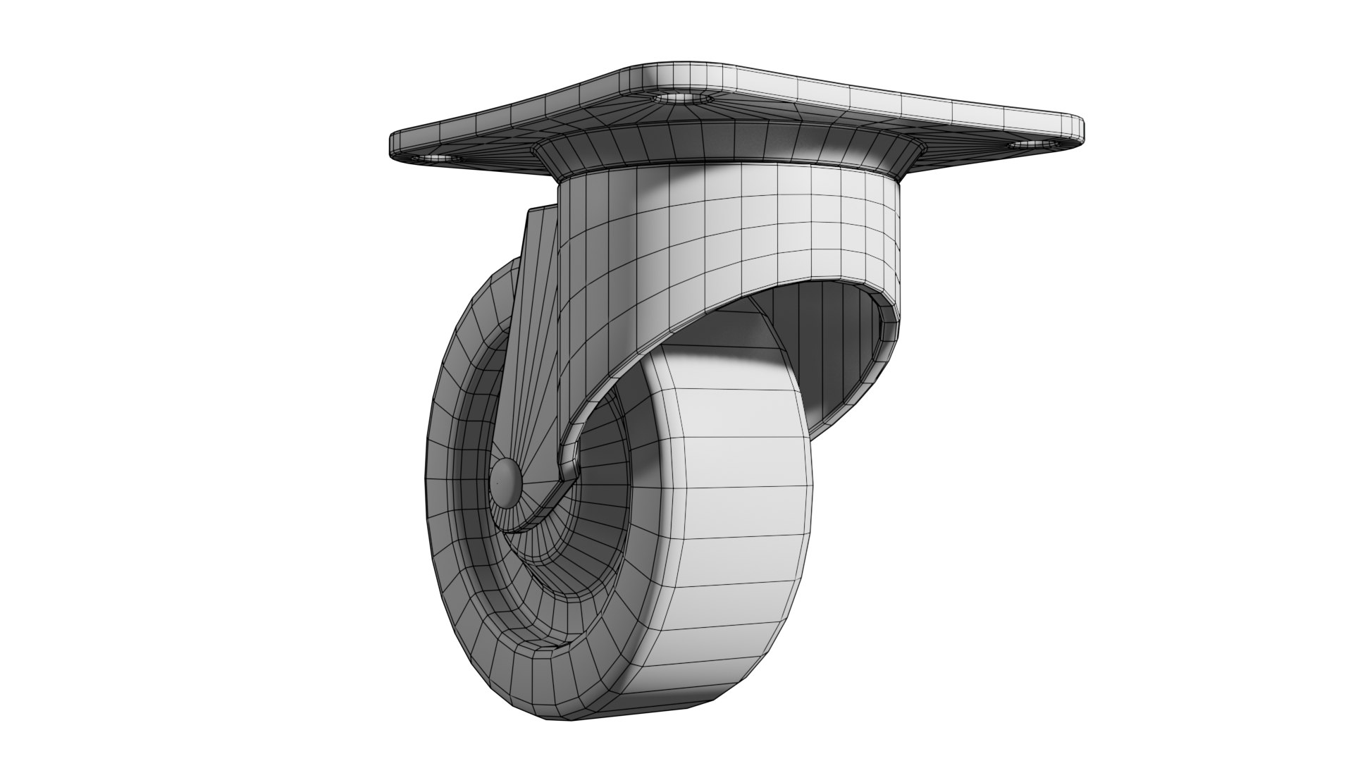 Caster Wheel 3D Model - TurboSquid 1688047