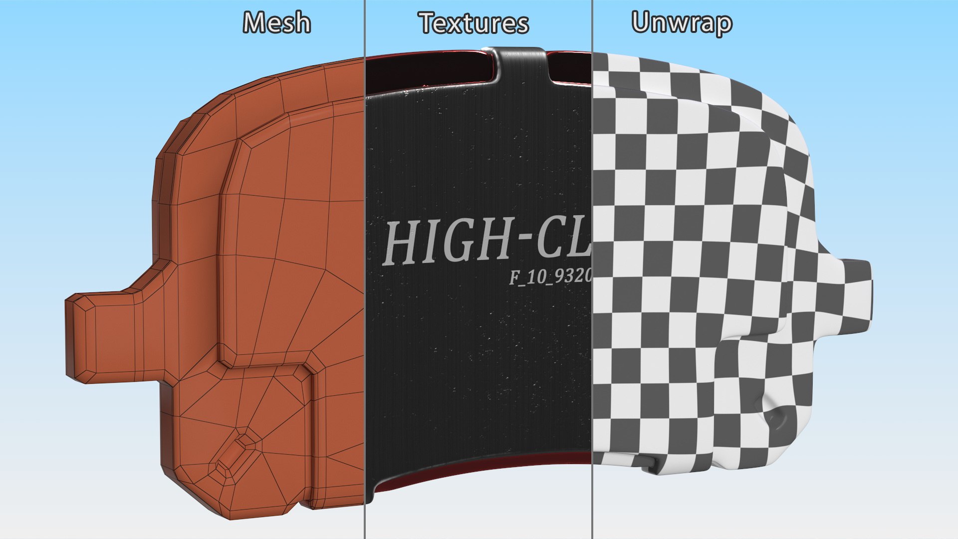 3D Model Brake Pads - TurboSquid 2045817