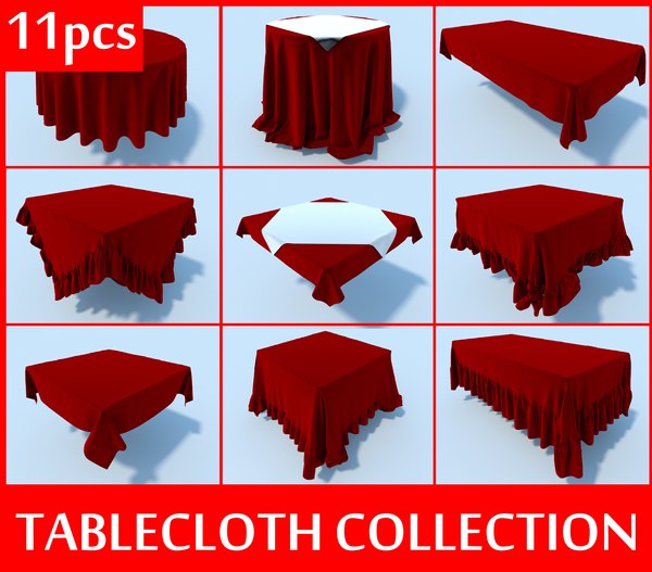table cloth tablecloth 3d max