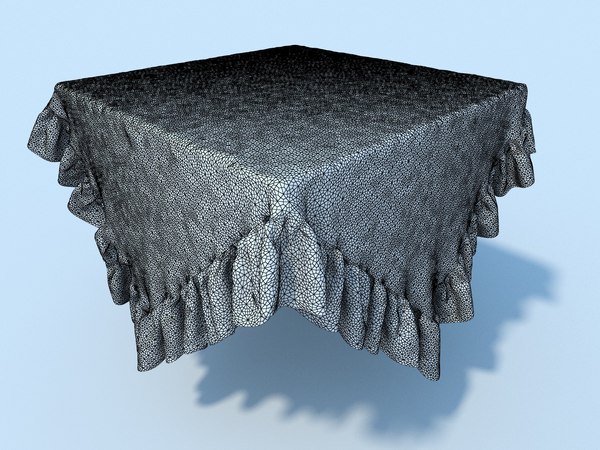 table cloth tablecloth 3d model