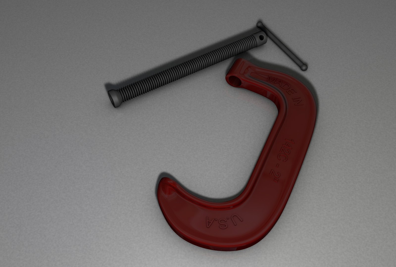 3d C Clamp Model
