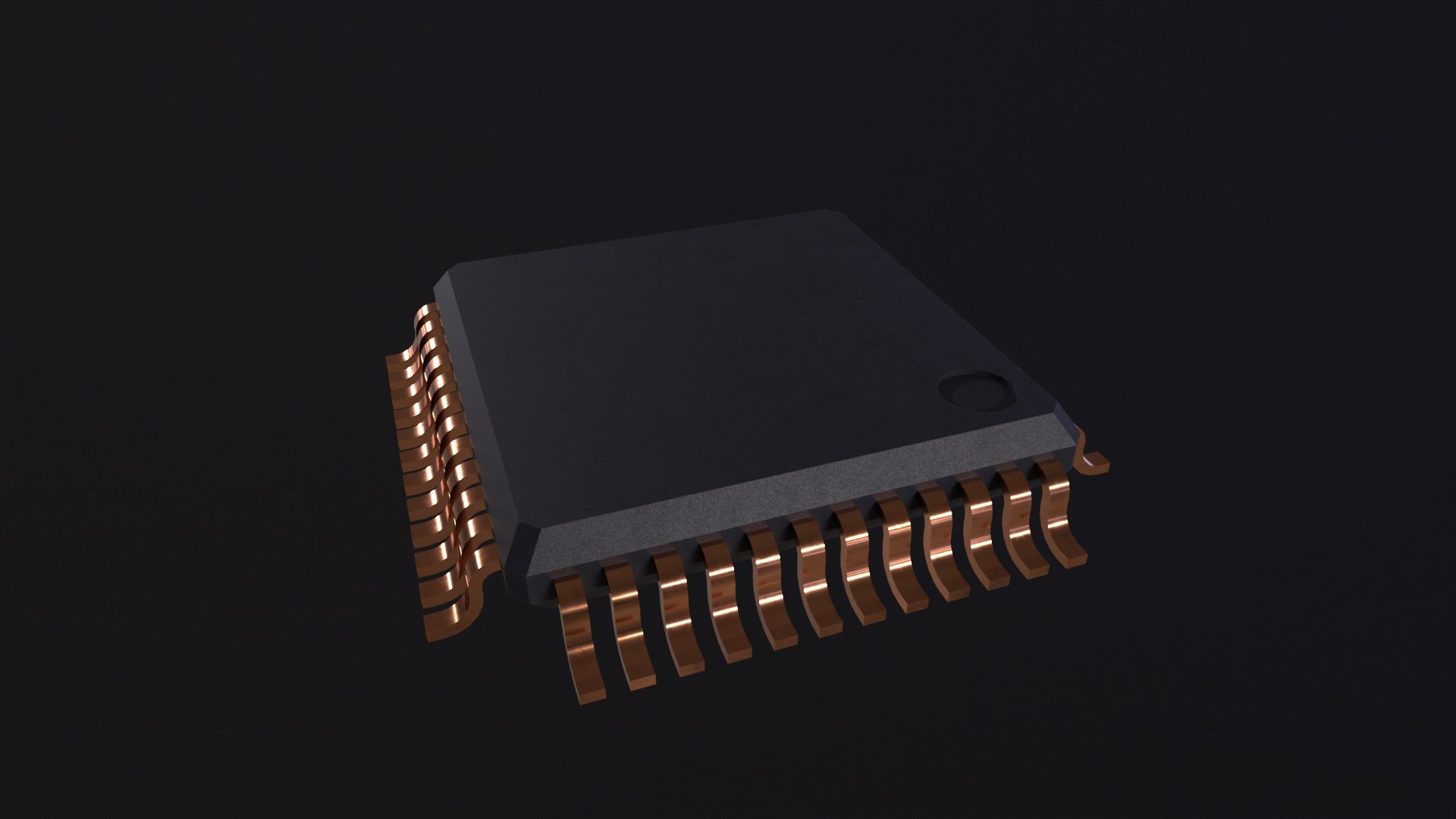 3D Microchip Model - TurboSquid 2163095