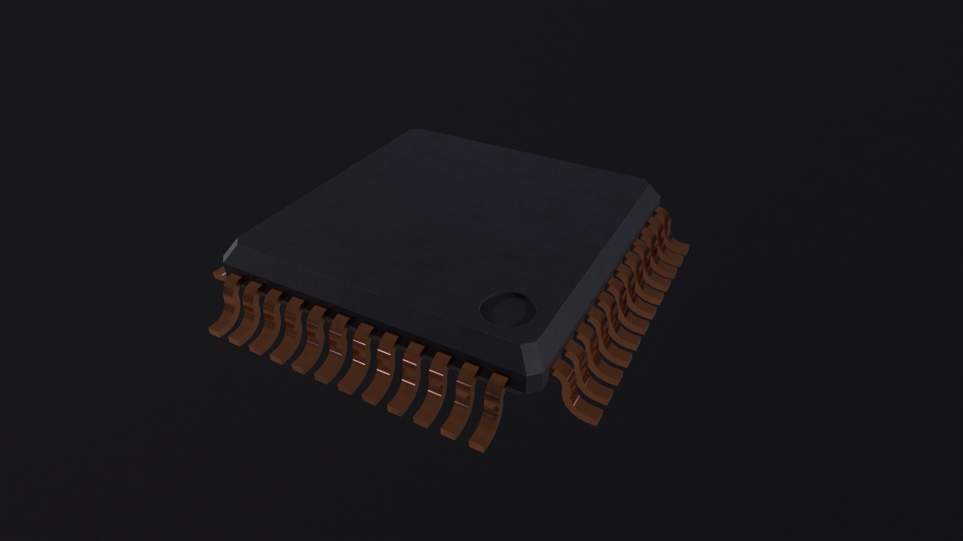 3D Microchip Model - TurboSquid 2163095