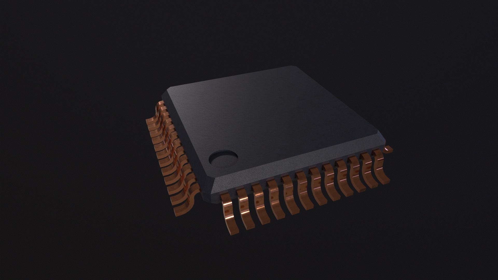 3D Microchip Model - TurboSquid 2163095