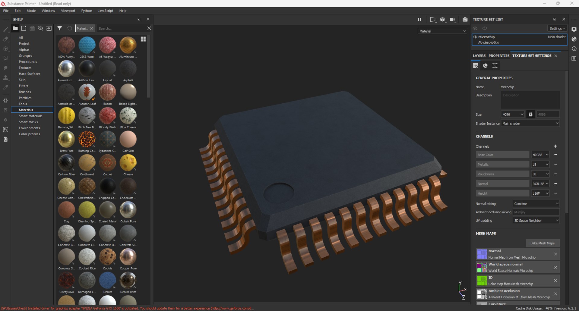 3D Microchip Model - TurboSquid 2163095