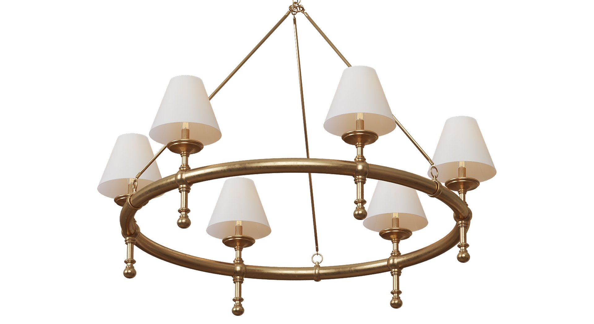 3D Classic Ring Chandelier - TurboSquid 2207531