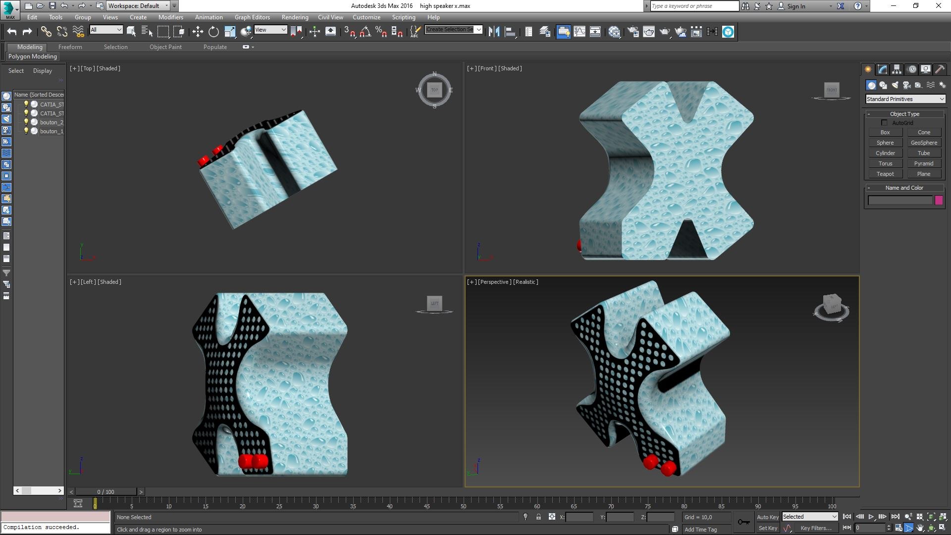 High Speaker X 3D Model - TurboSquid 2331640