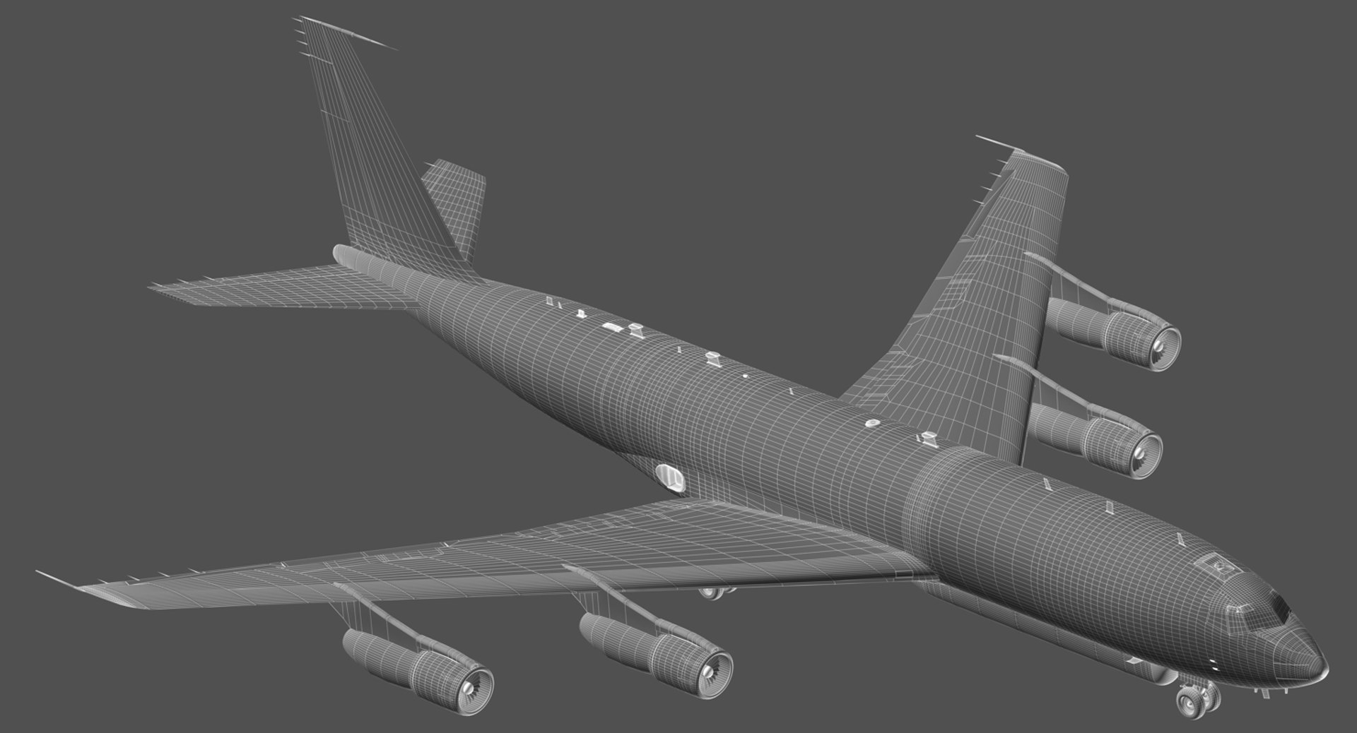 3d Model E-8c Joint Stars Usaf