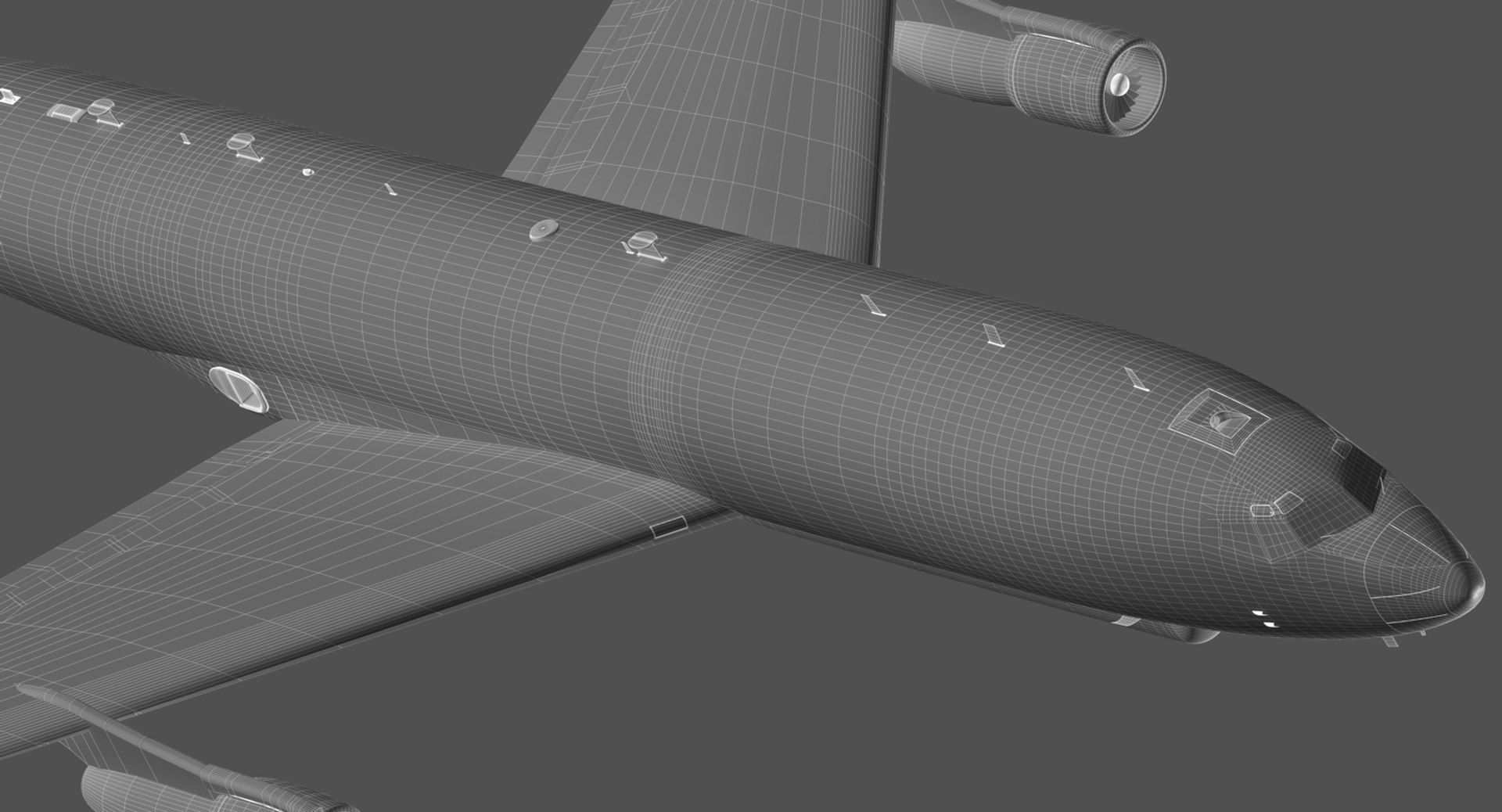 3d Model E-8c Joint Stars Usaf