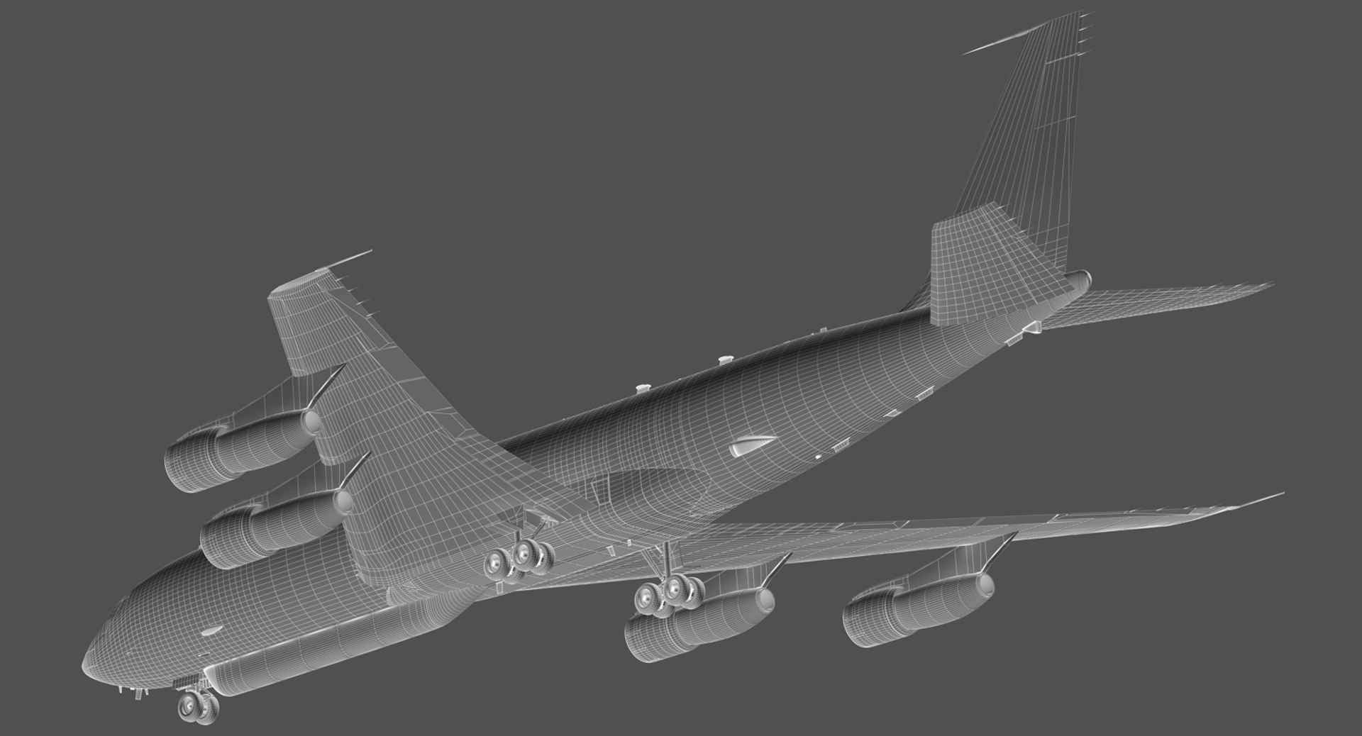 3d Model E-8c Joint Stars Usaf