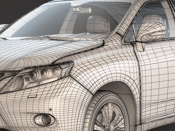 lexus rx car 3d model