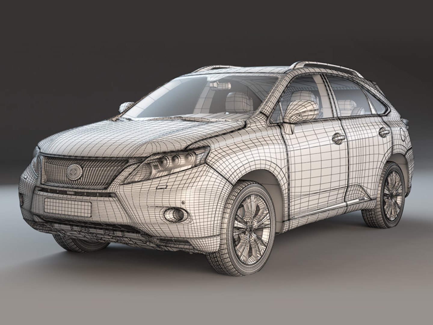 Lexus Rx Car 3d Model
