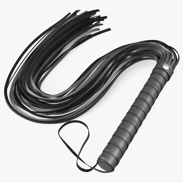 modelo 3d Short Whip Folded Black - TurboSquid 2029507