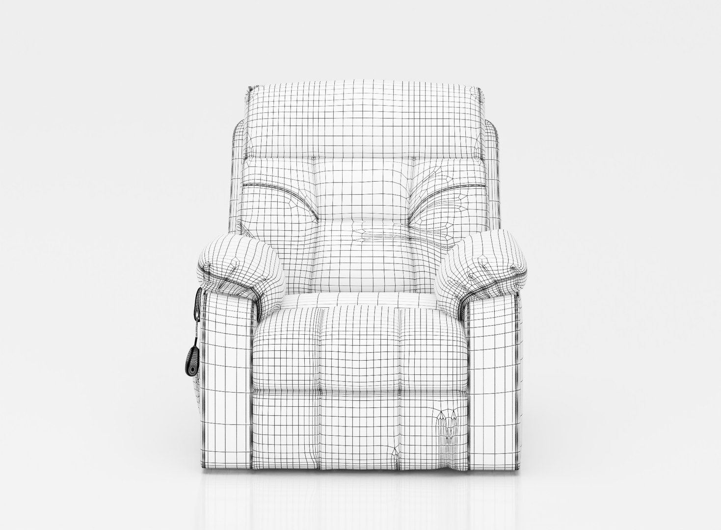 Recliner Chair 3D Model - TurboSquid 2349057