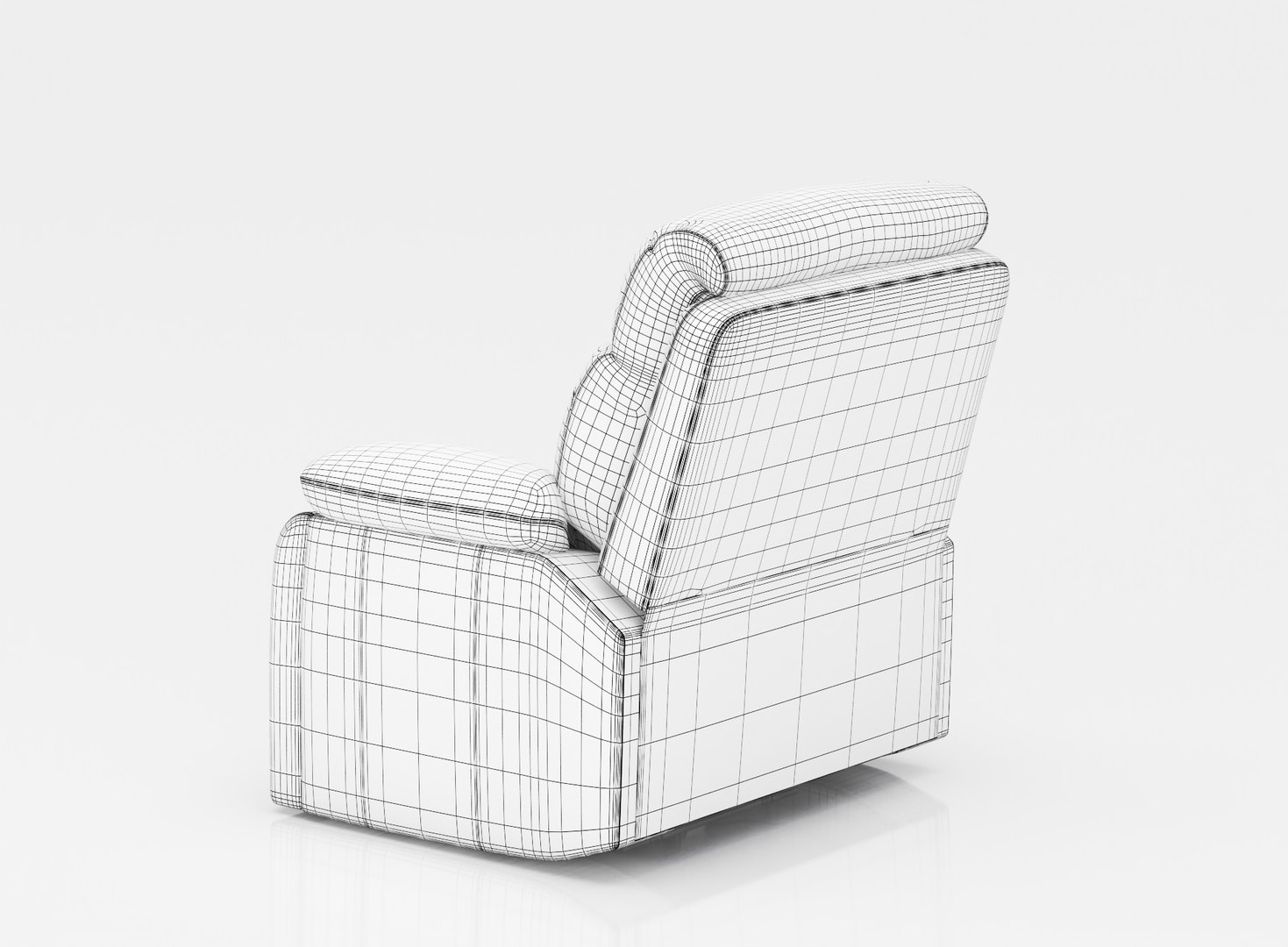 Recliner Chair 3D Model - TurboSquid 2349057
