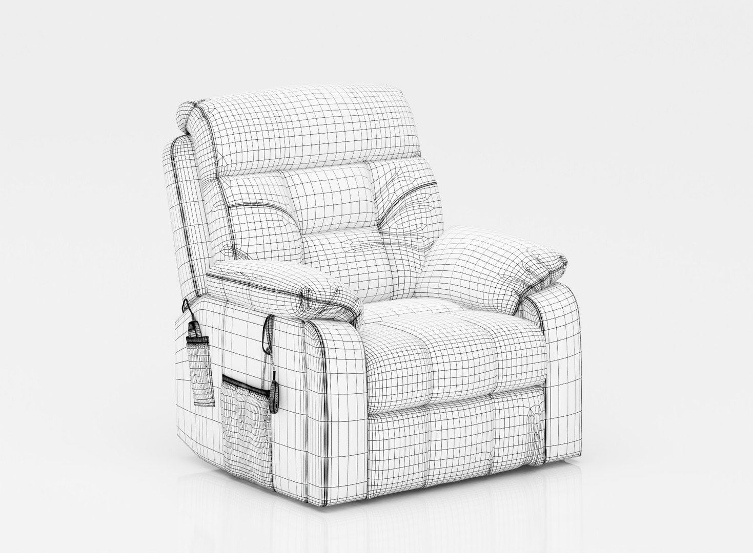 Recliner Chair 3D Model - TurboSquid 2349057