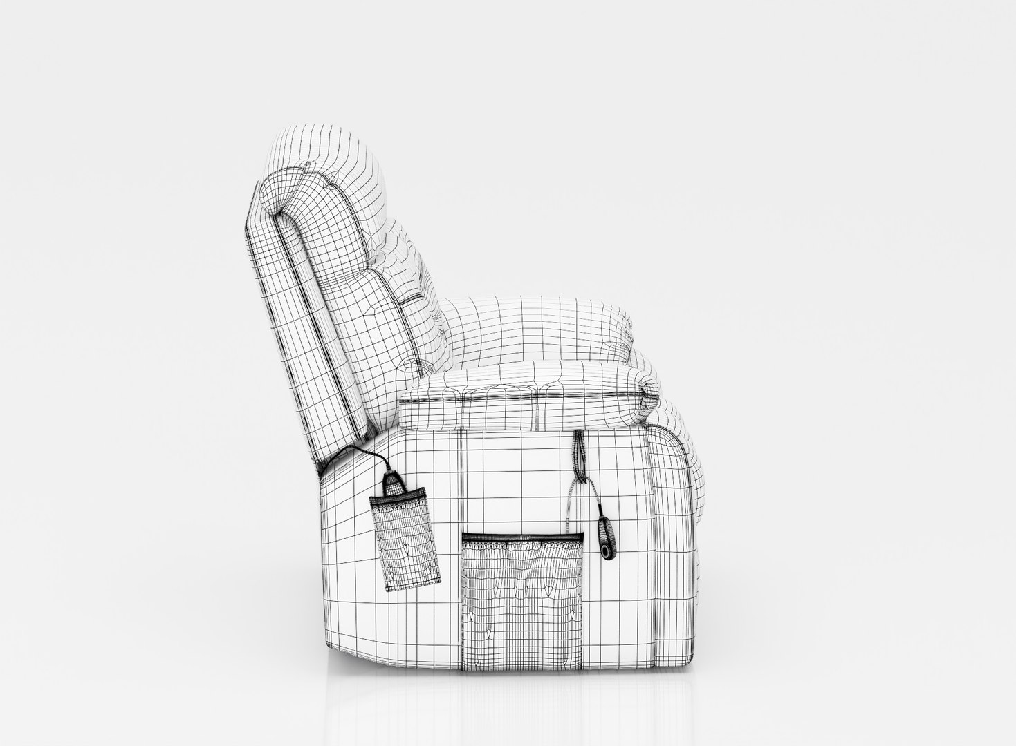 Recliner Chair 3D Model - TurboSquid 2349057