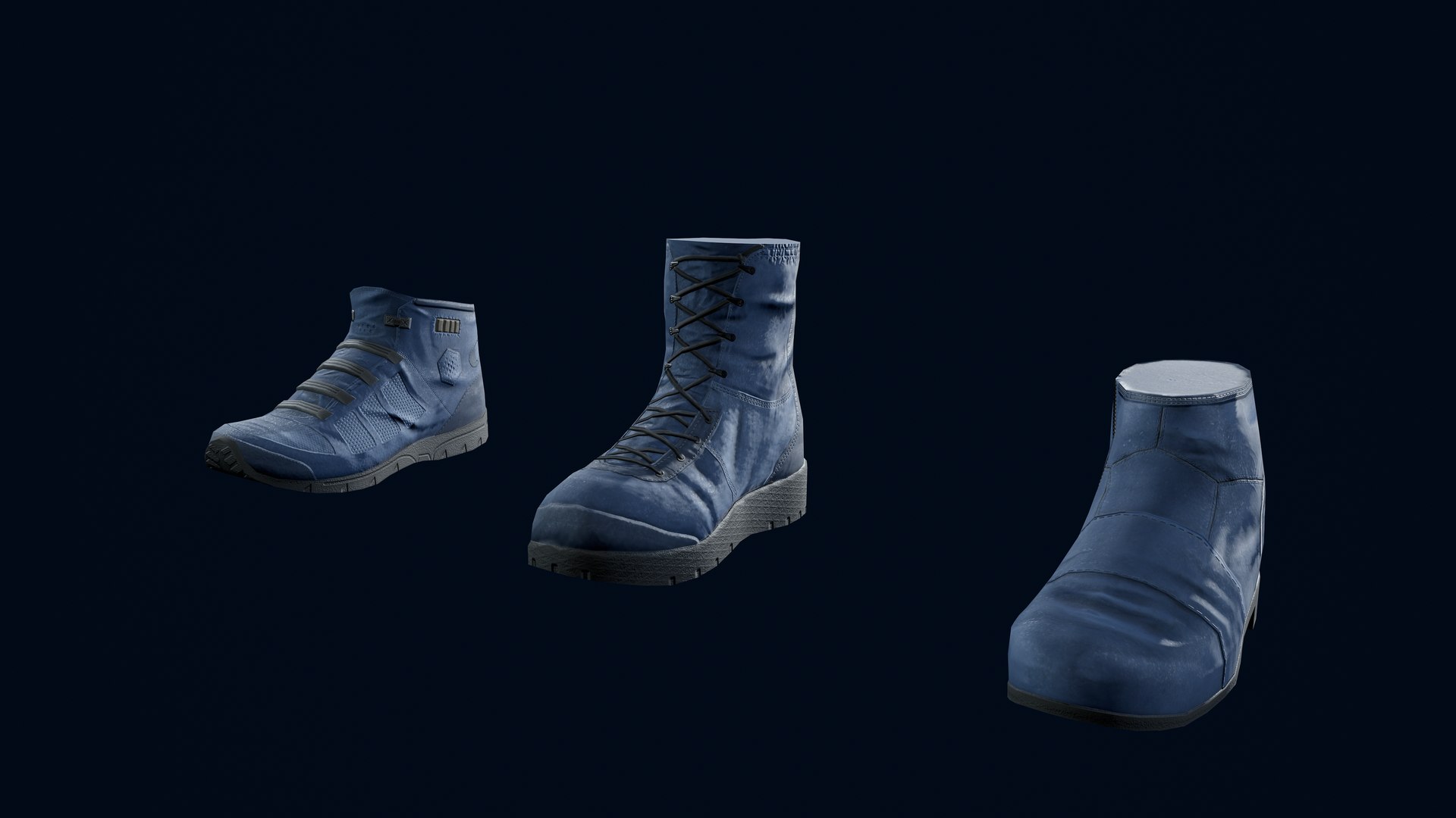 3D Sci-Fi Boots - TurboSquid 2178588